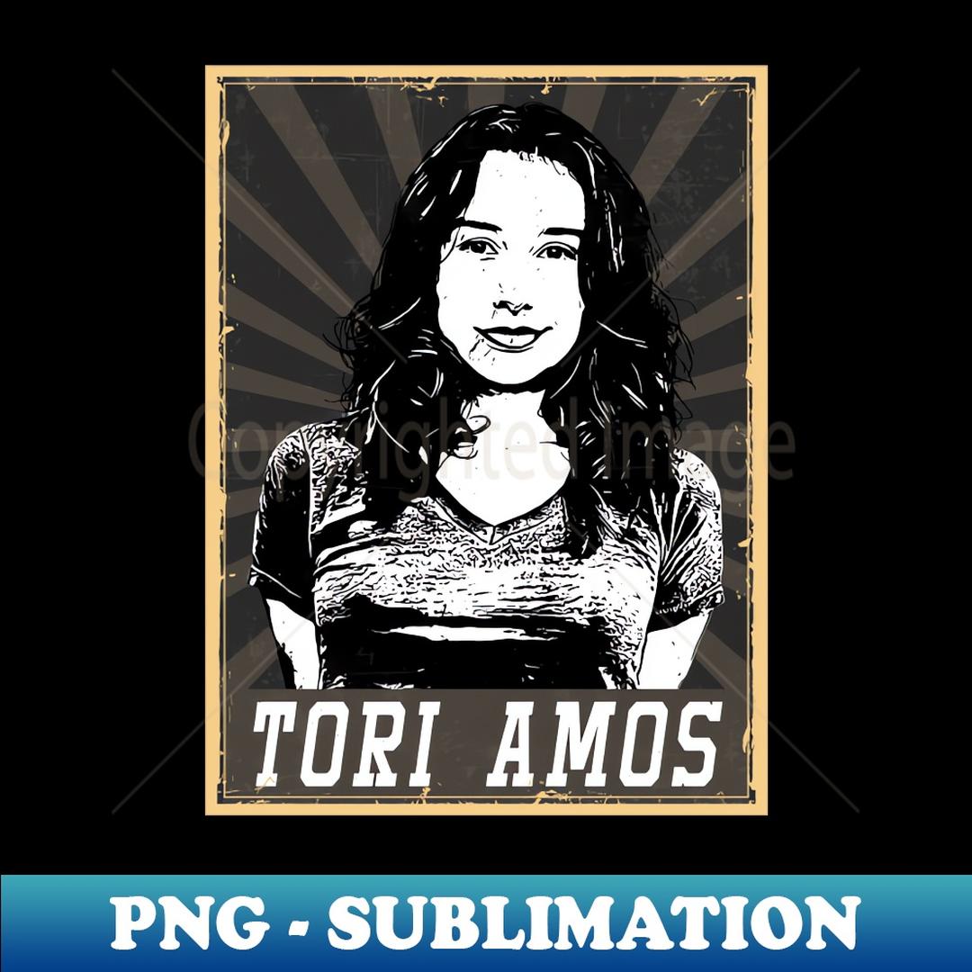 80s Style Tori Amos - Signature Sublimation PNG File | Inspire Uplift
