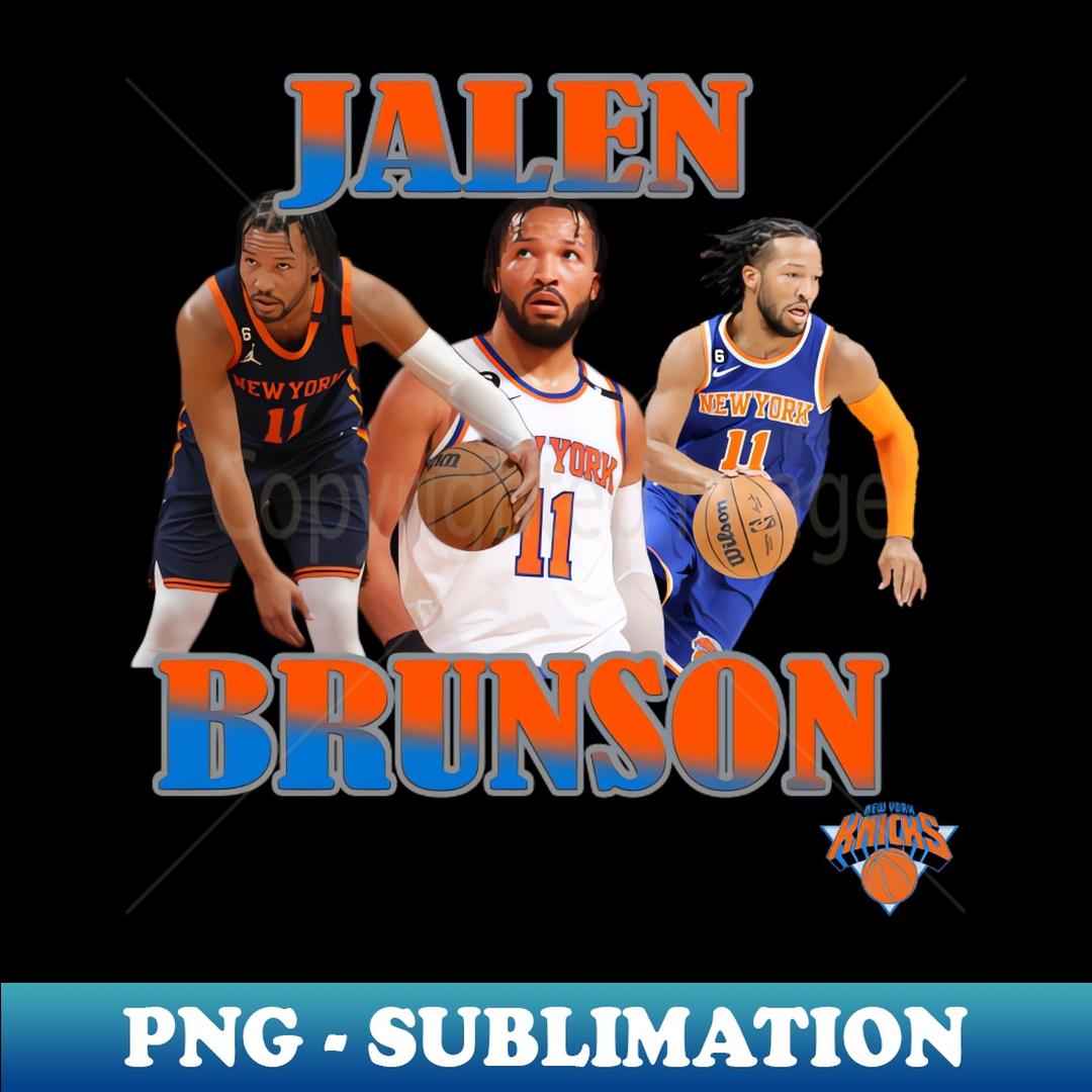 Jalen Brunson Vintage - PNG Transparent Sublimation Design | Inspire Uplift