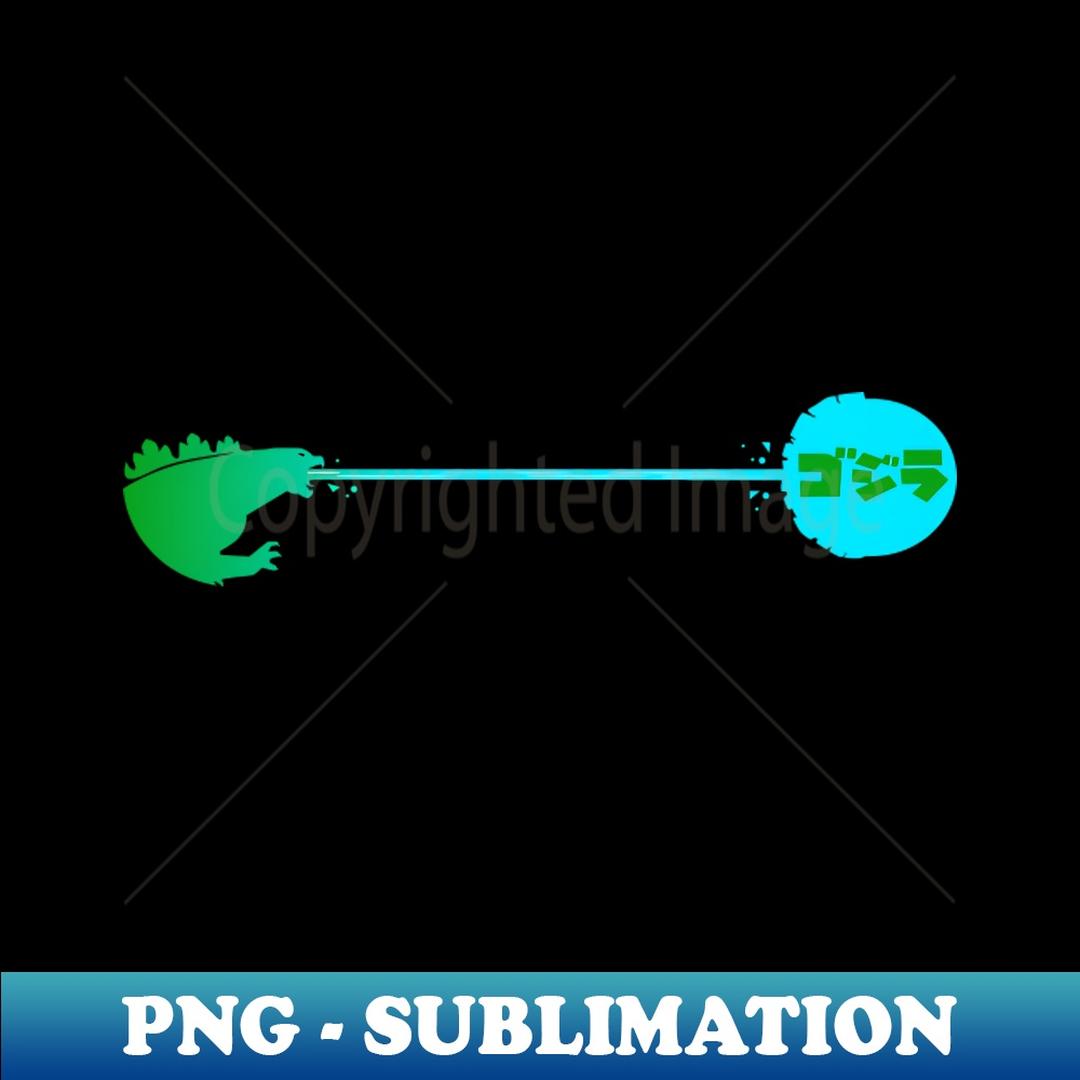 Godzilla Heat Ray! - PNG Transparent Sublimation Design | Inspire Uplift