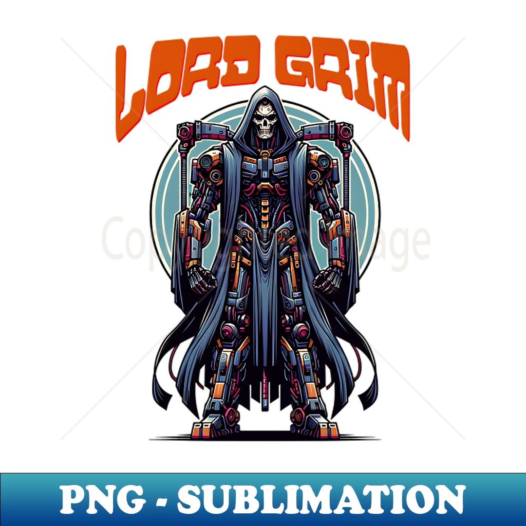 mecha robot grim reaper - PNG Sublimation Digital Download | Inspire Uplift