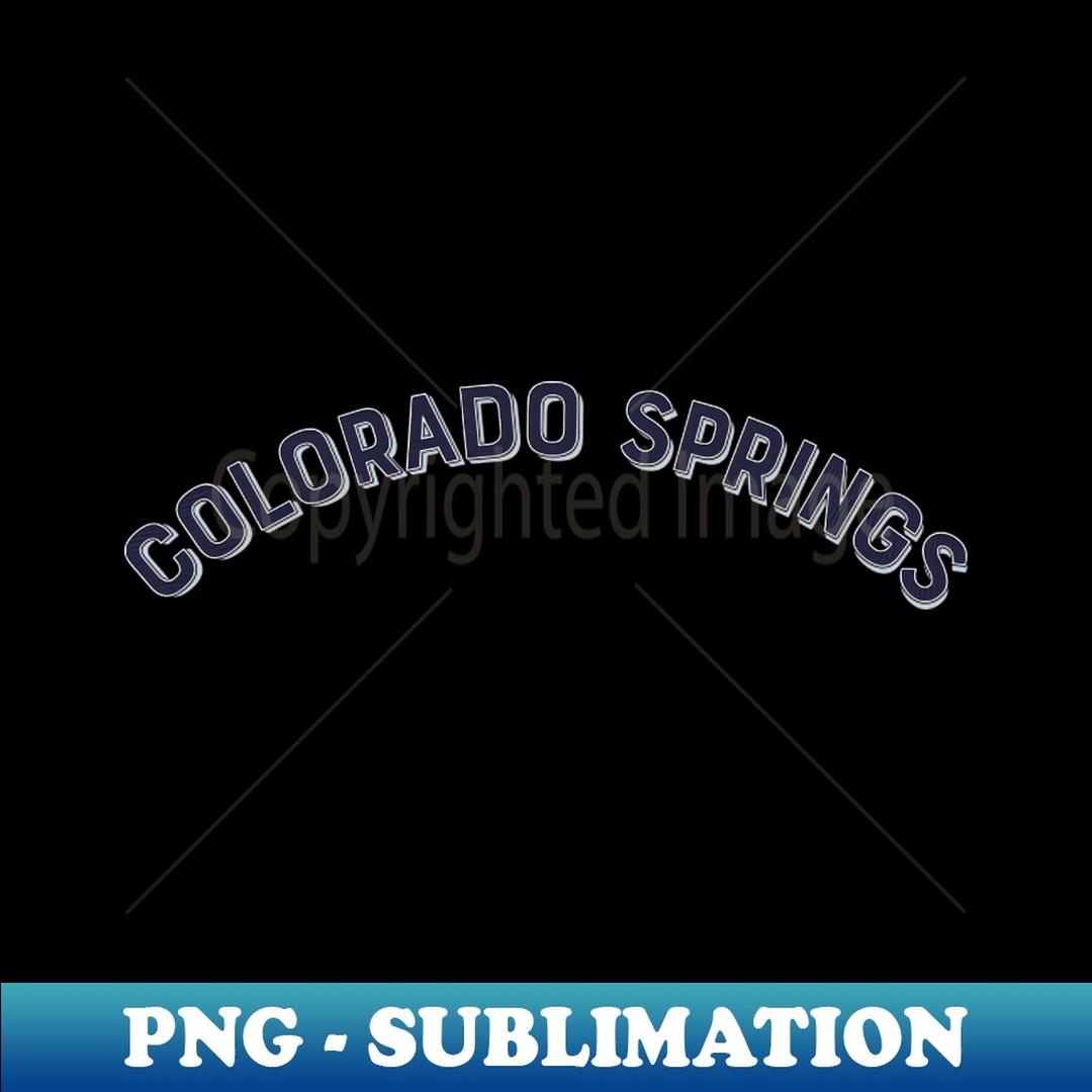 Colorado Springs Colorado Vintage Arch Letters - Premium Sub | Inspire ...