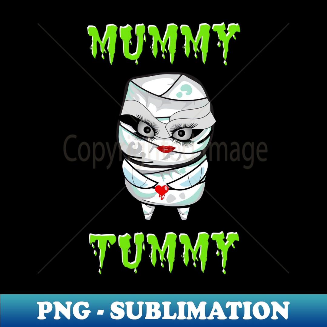 Expecting Mother Cute Halloween Mummy Tummy - High-Resolutio | Inspire ...