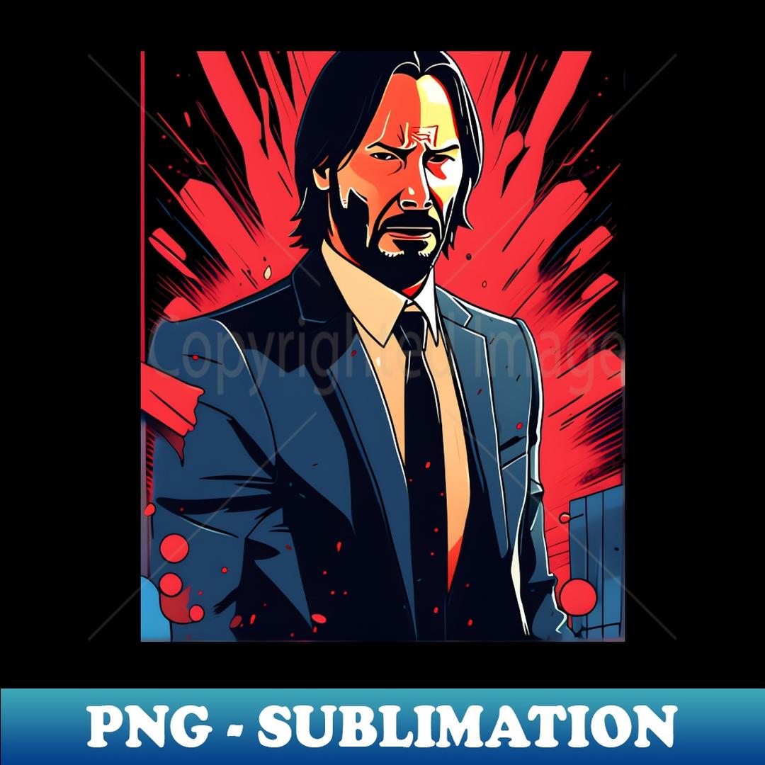 John Wick - PNG Transparent Sublimation Design | Inspire Uplift