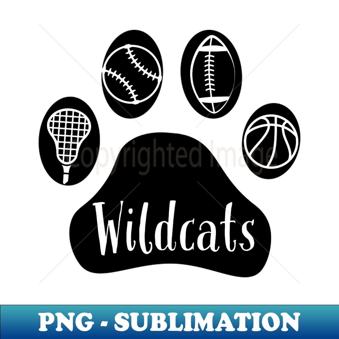 Wildcats sports paw - Special Edition Sublimation PNG File | Inspire Uplift