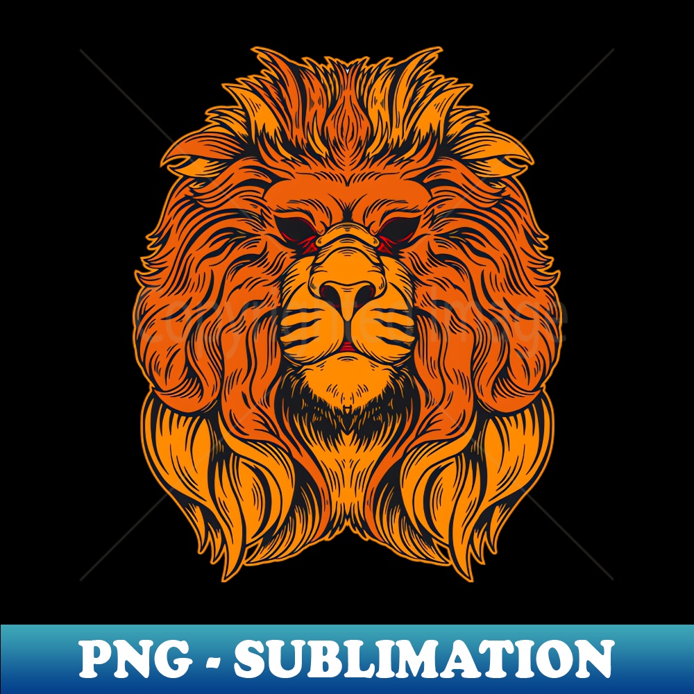 Lion Head - Digital Sublimation Download File | Inspire Uplift