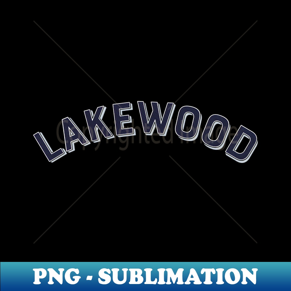 Lakewood Colorado Vintage Arch Letters - Sublimation-Ready P | Inspire ...
