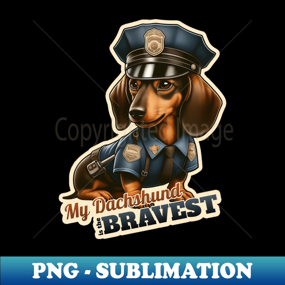 Dachshund police - PNG Transparent Digital Download File for | Inspire ...