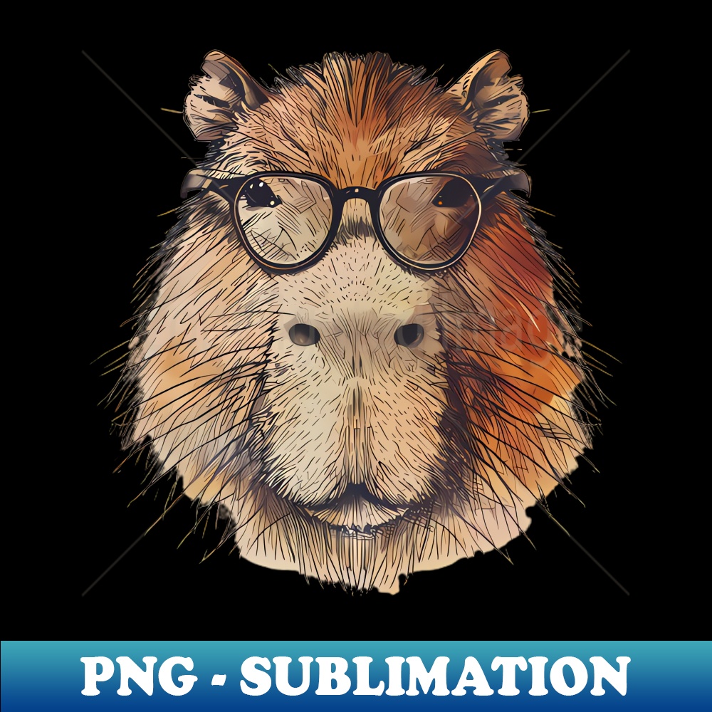 Chill Master with Specs The Coolest Capybara Around! - Speci | Inspire ...