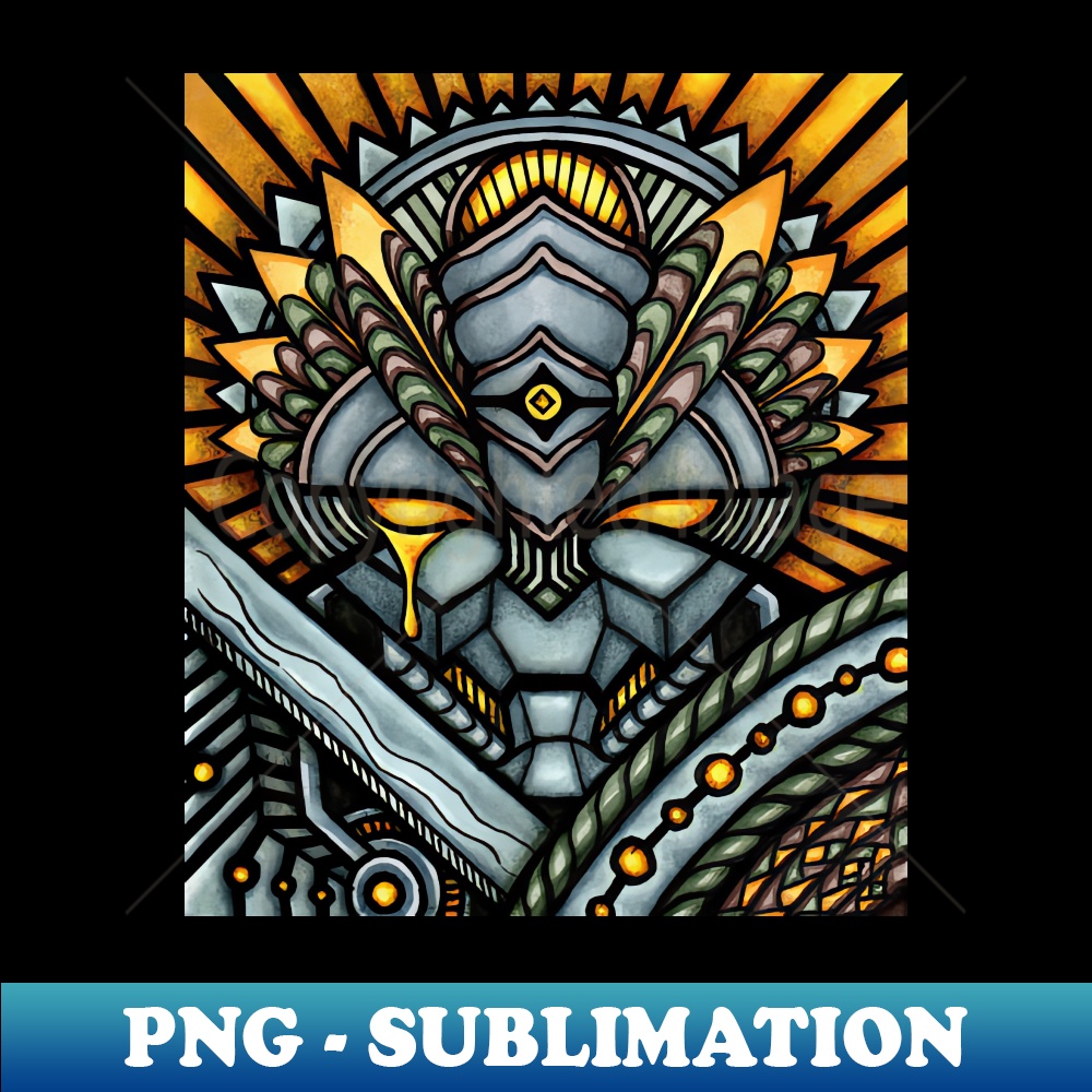 The Cosmic Knight - PNG Transparent Sublimation Design | Inspire Uplift