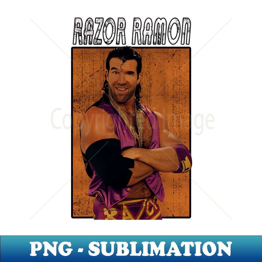 Vintage Wwe Razor Ramon 1 - Stylish Sublimation Digital Down | Inspire ...