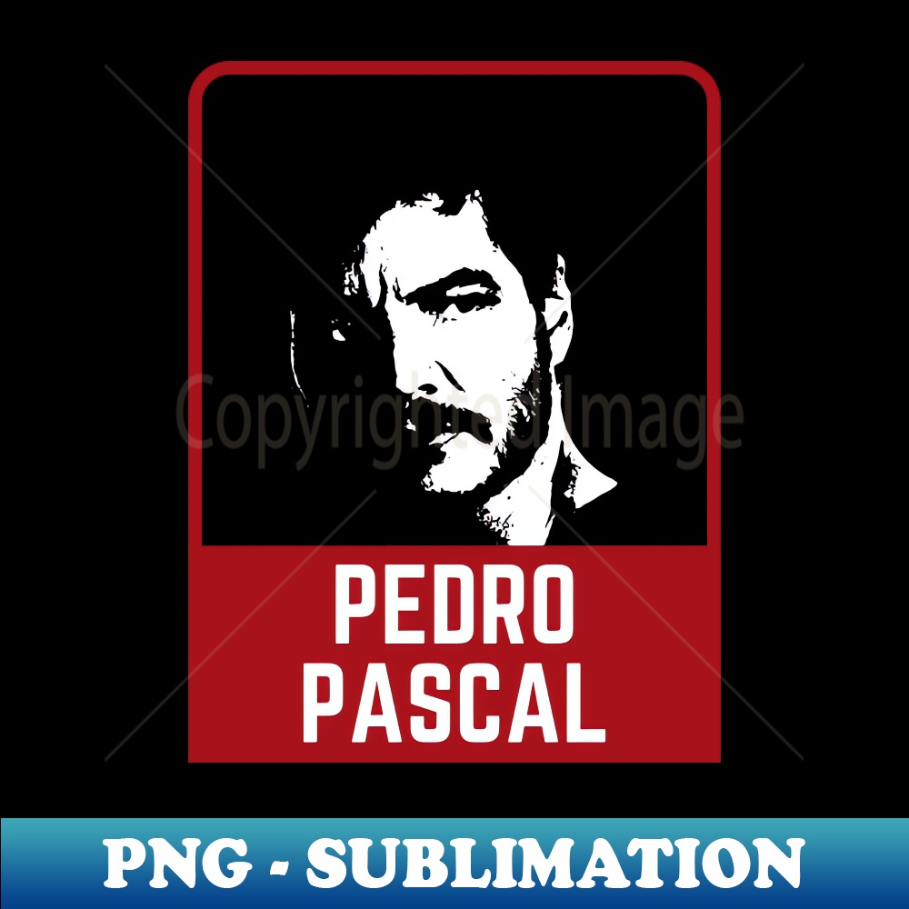 Pedro pascal retro - PNG Transparent Sublimation File | Inspire Uplift