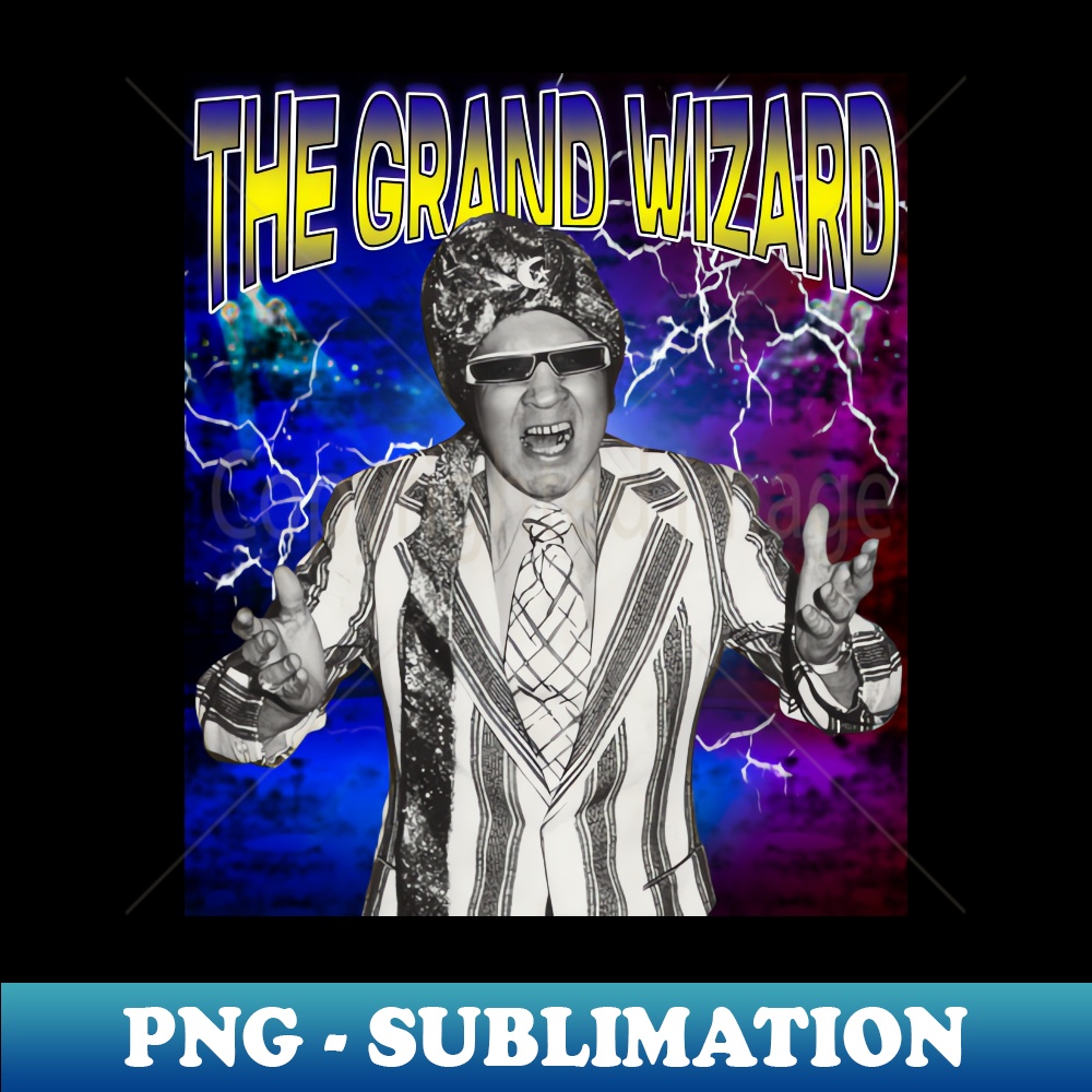 THE GRAND WIZARD - Retro PNG Sublimation Digital Download | Inspire Uplift