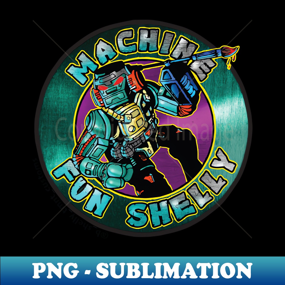 Machine Fun Shelly Logo - Unique Sublimation PNG Download | Inspire Uplift