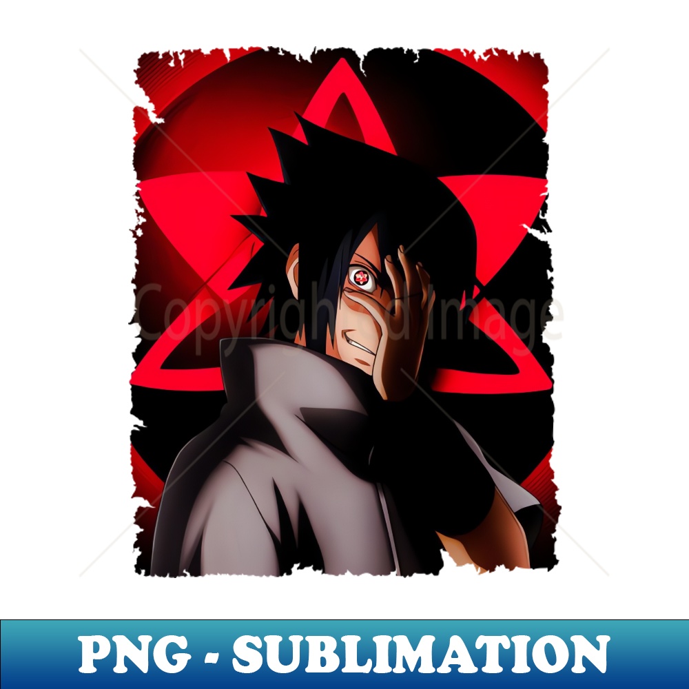 SASUKE UCHIHA MERCH VTG - High-Resolution PNG Sublimation Fi | Inspire ...