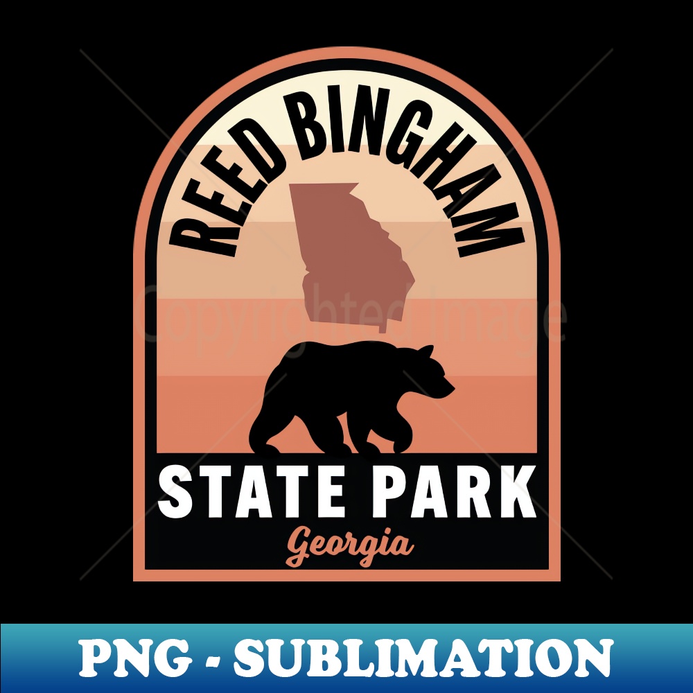 Reed Bingham State Park GA Bear - Signature Sublimation PNG | Inspire ...