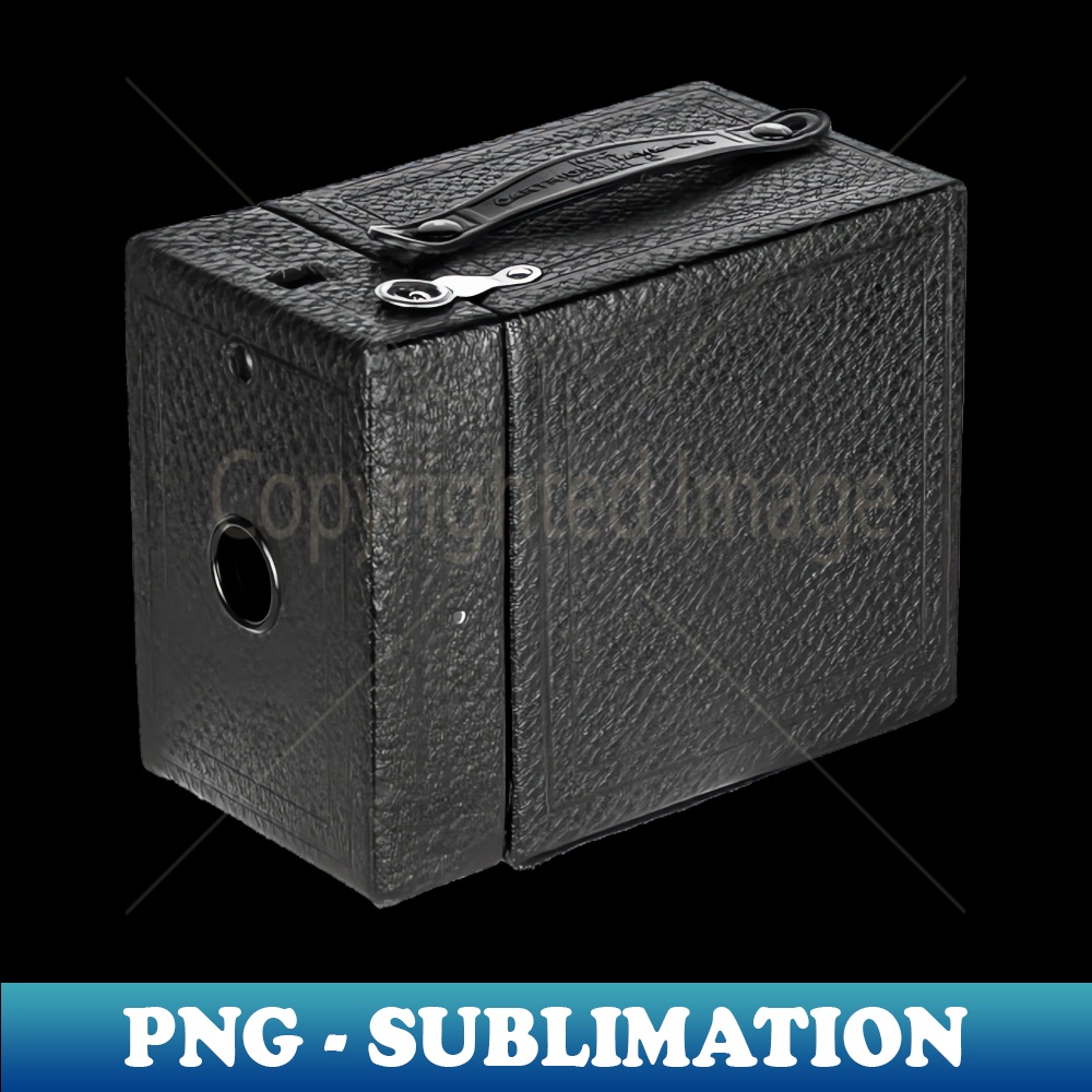 Vintage 1930s Box Camera in Bu0026W - Premium PNG Sublimatio | Inspire ...