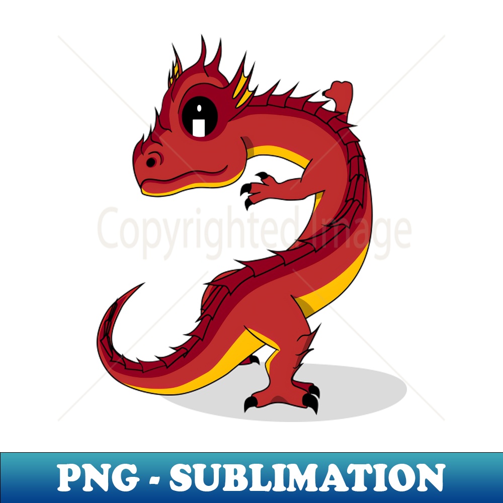 Red Dragon Baby - Sublimation-Ready PNG File | Inspire Uplift