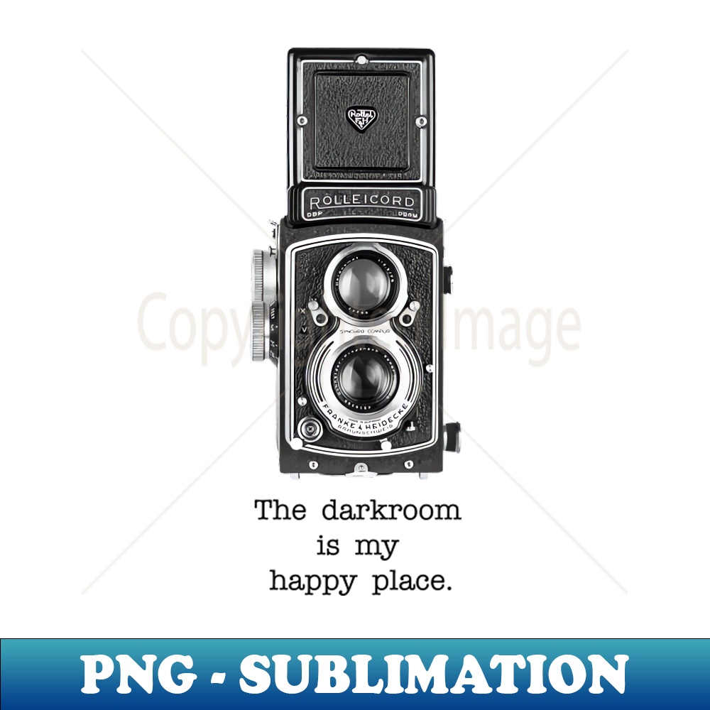 Vintage 1950s Twin Lens Camera Side View - Darkroom Black Te | Inspire ...