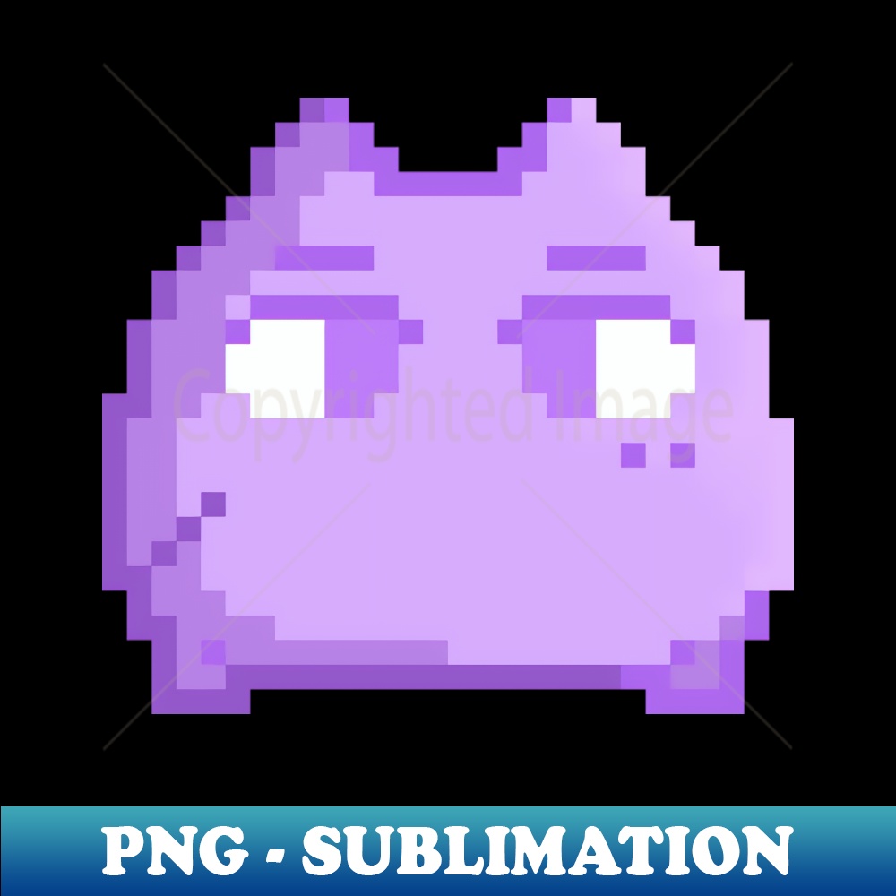 Pixel Violet Momo - Exclusive PNG Sublimation Download | Inspire Uplift