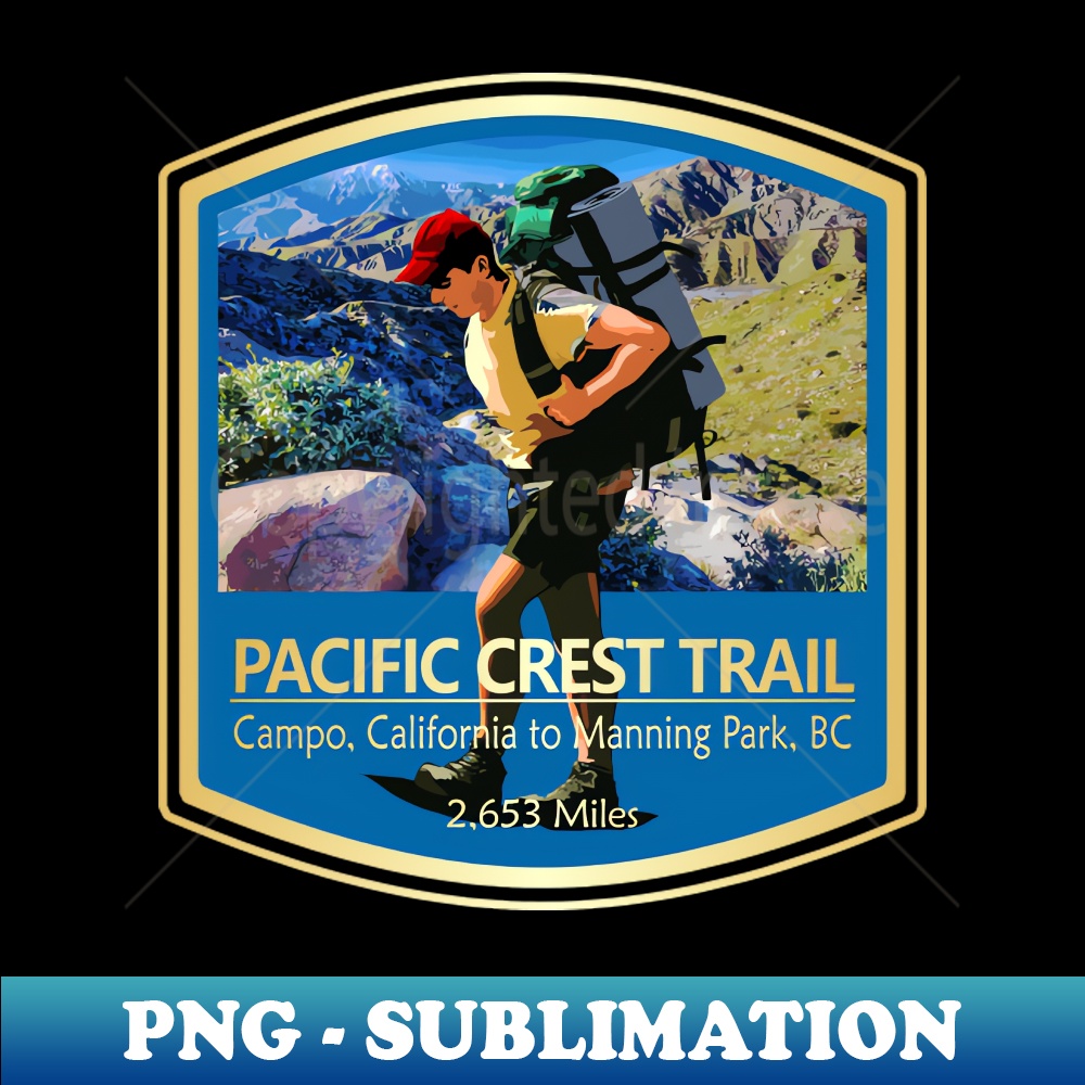 Pacific Crest Trail (PF) - Stylish Sublimation Digital Downl | Inspire ...