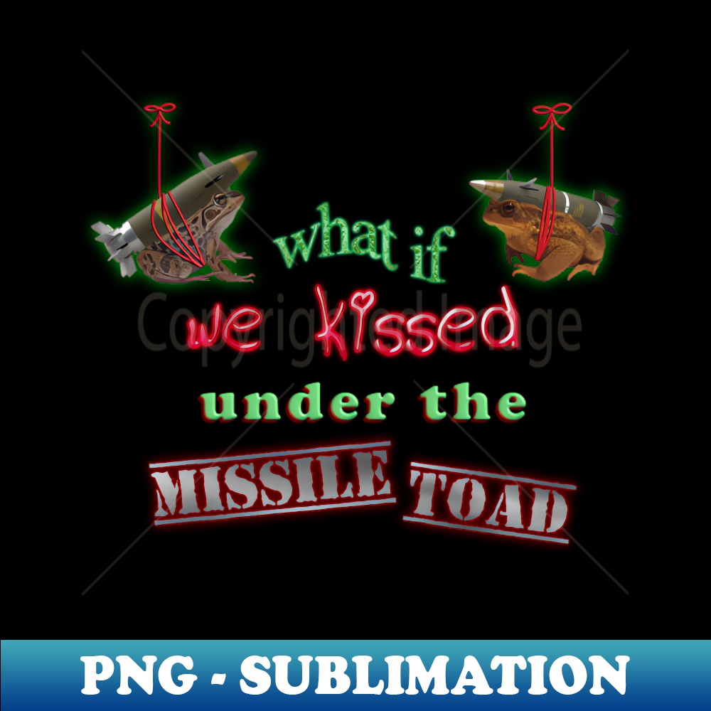 Missile Toad (mistletoe) - Instant PNG Sublimation Download | Inspire ...
