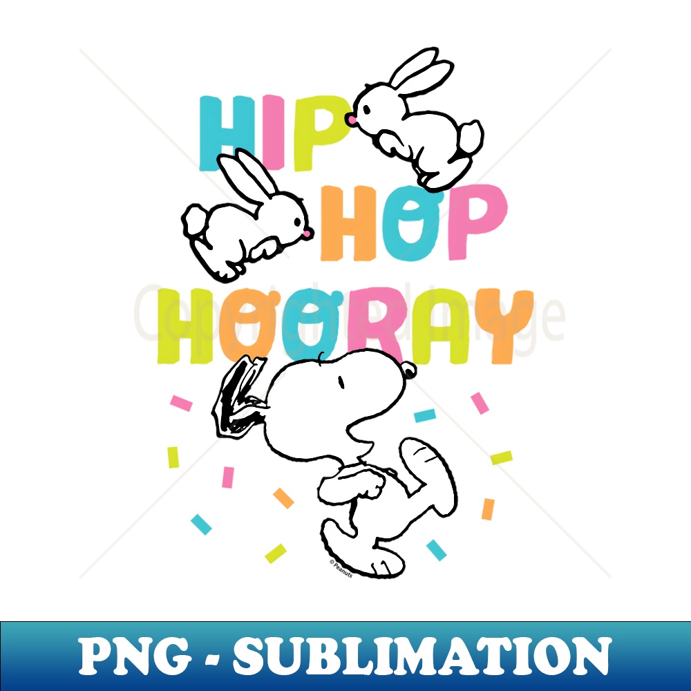 Peanuts - Easter Snoopy Rabbits Hip Hop Hooray | Inspire Uplift