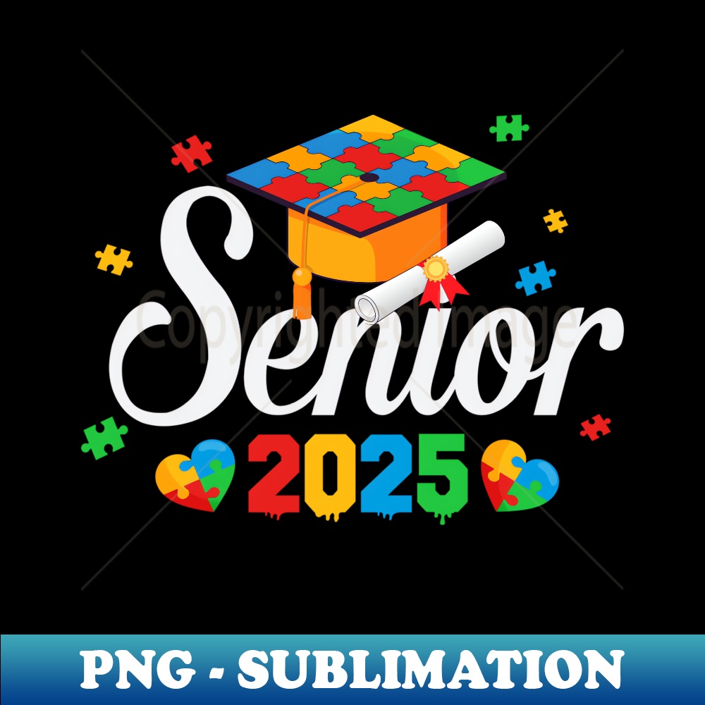 Senior 2025 Autism Graduation Puzzle Autistic Boys Girls - P | Inspire ...