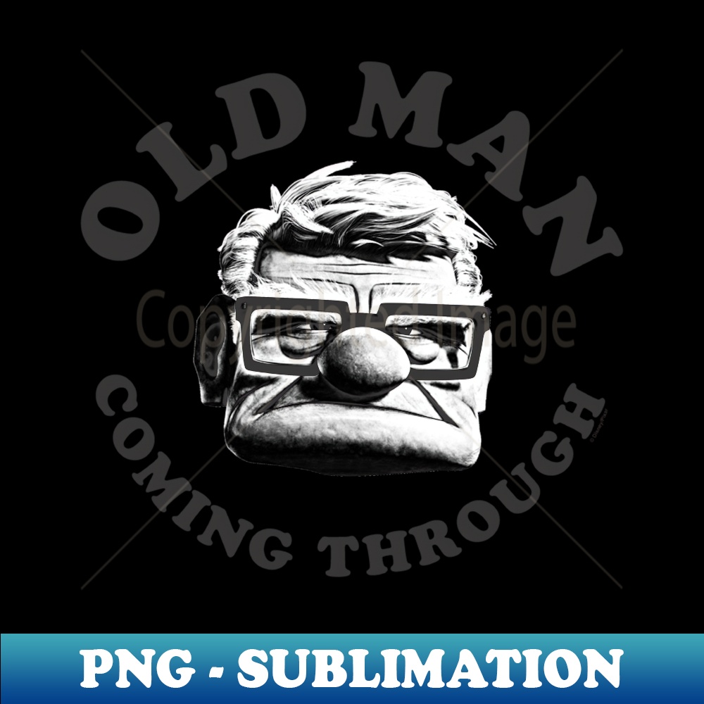 Disney Pixar Up Old Man Coming Through Vintage Carl Face - U | Inspire ...