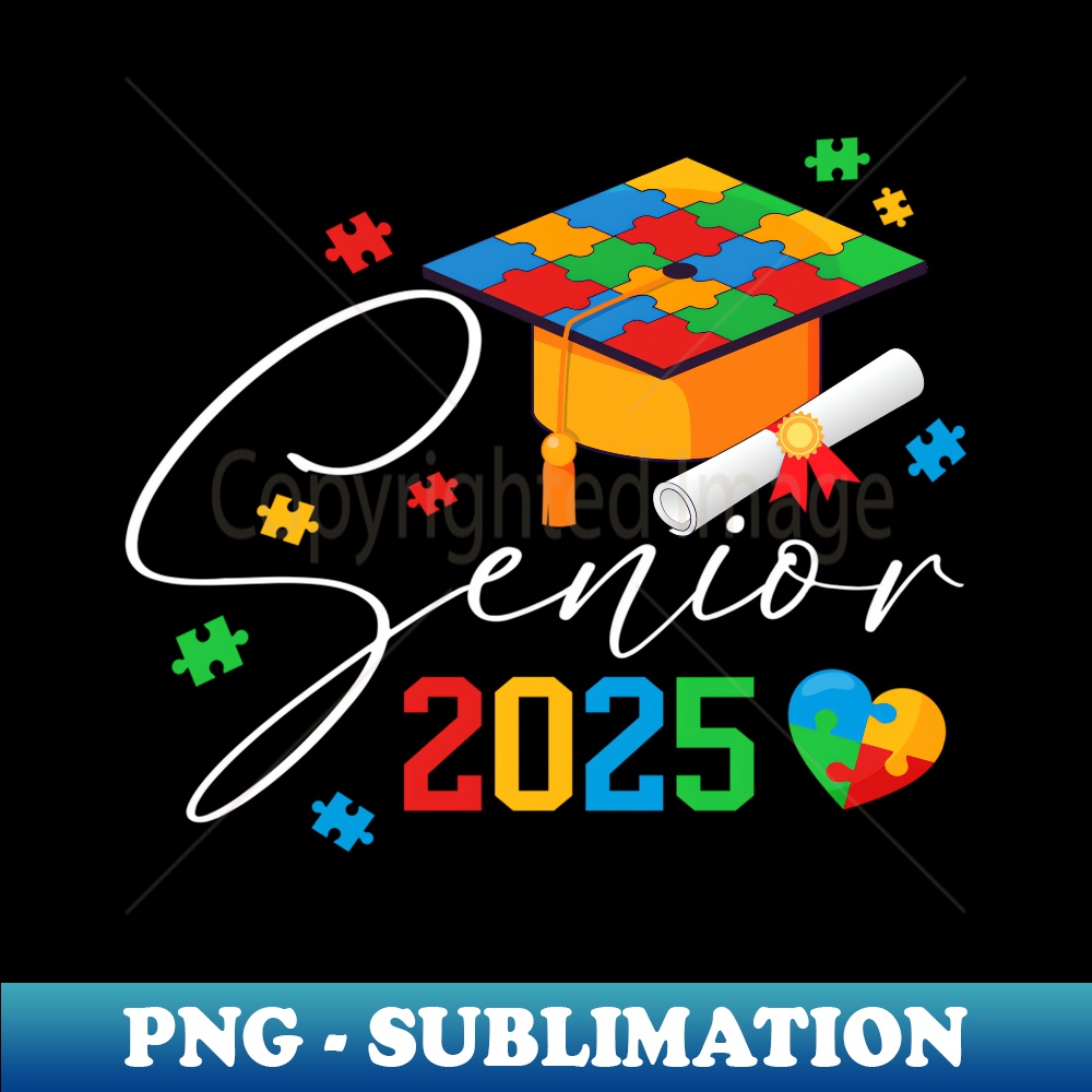 Puzzle Autistic Senior 2025 Autism Graduation Boys Girls - P | Inspire ...