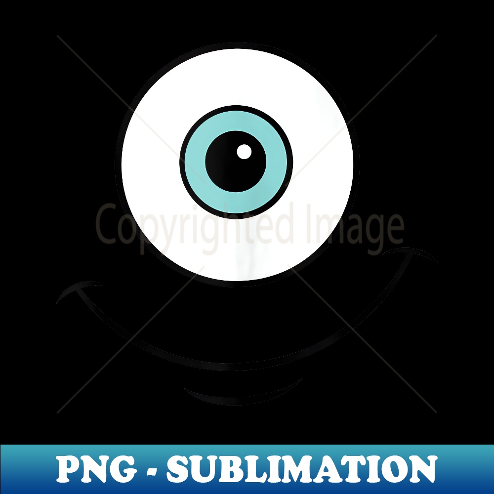 Disney Monsters Inc. Mike Eye Smile - Premium PNG Sublimatio | Inspire ...