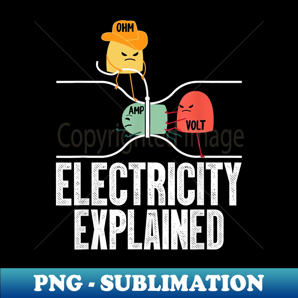 Ohm Volt Amp Electricity Explained Funny Electrician Nerd - | Inspire ...