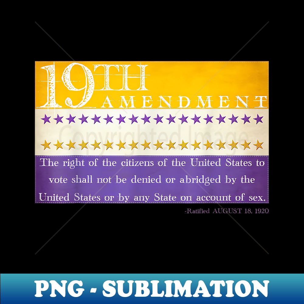 Vintage 19th Amendment Suffrage Victory Flag Centennial Text | Inspire ...