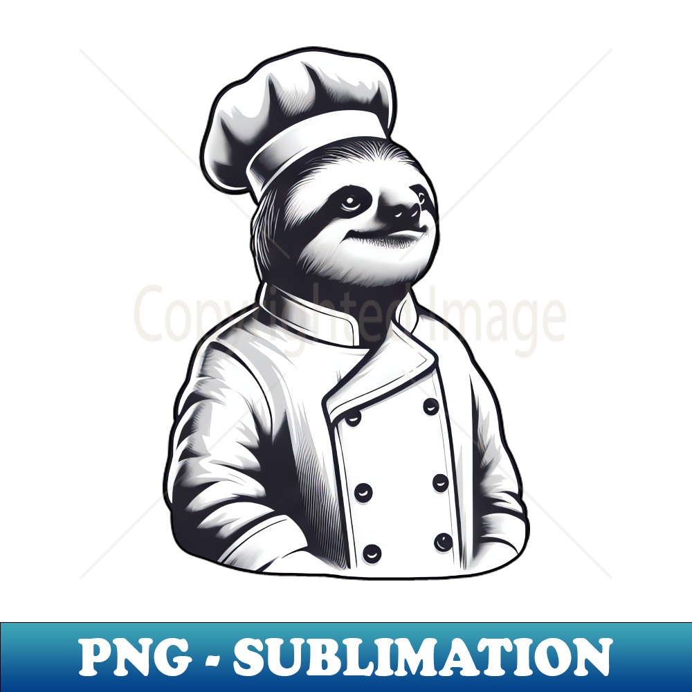 Proud Sloth Chef Master of the Kitchen - Professional Sublim | Inspire ...
