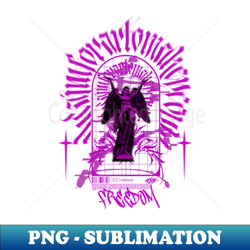 freedom night purple - PNG Transparent Sublimation Design | Inspire Uplift