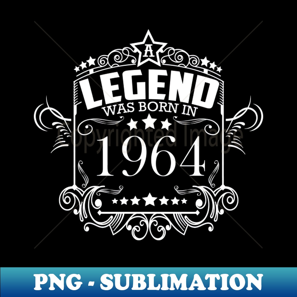 A Legend Was Born in 1964 - Vintage Style for 60th Birthday | Inspire ...