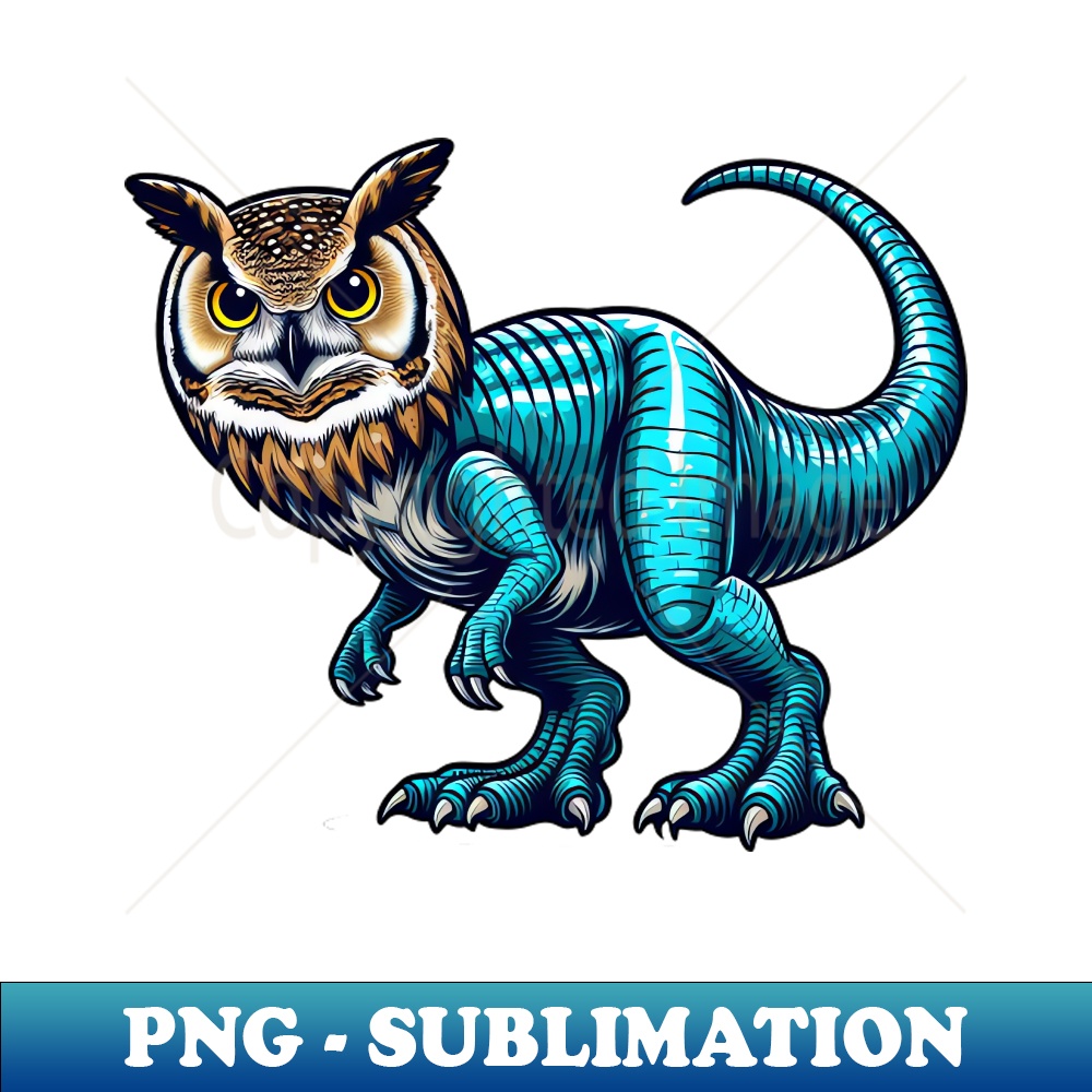 T-Rex Owl Fusion Mythical Creature Design - Premium PNG Subl | Inspire ...