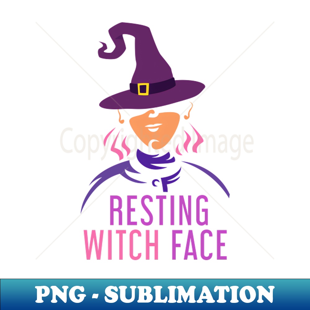 Halloween Resting Witch Face Witches - PNG Transparent Digit | Inspire ...
