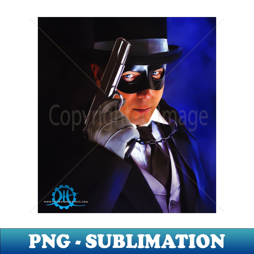 The Dark Gentleman - Printable Sublimation PNG File | Inspire Uplift