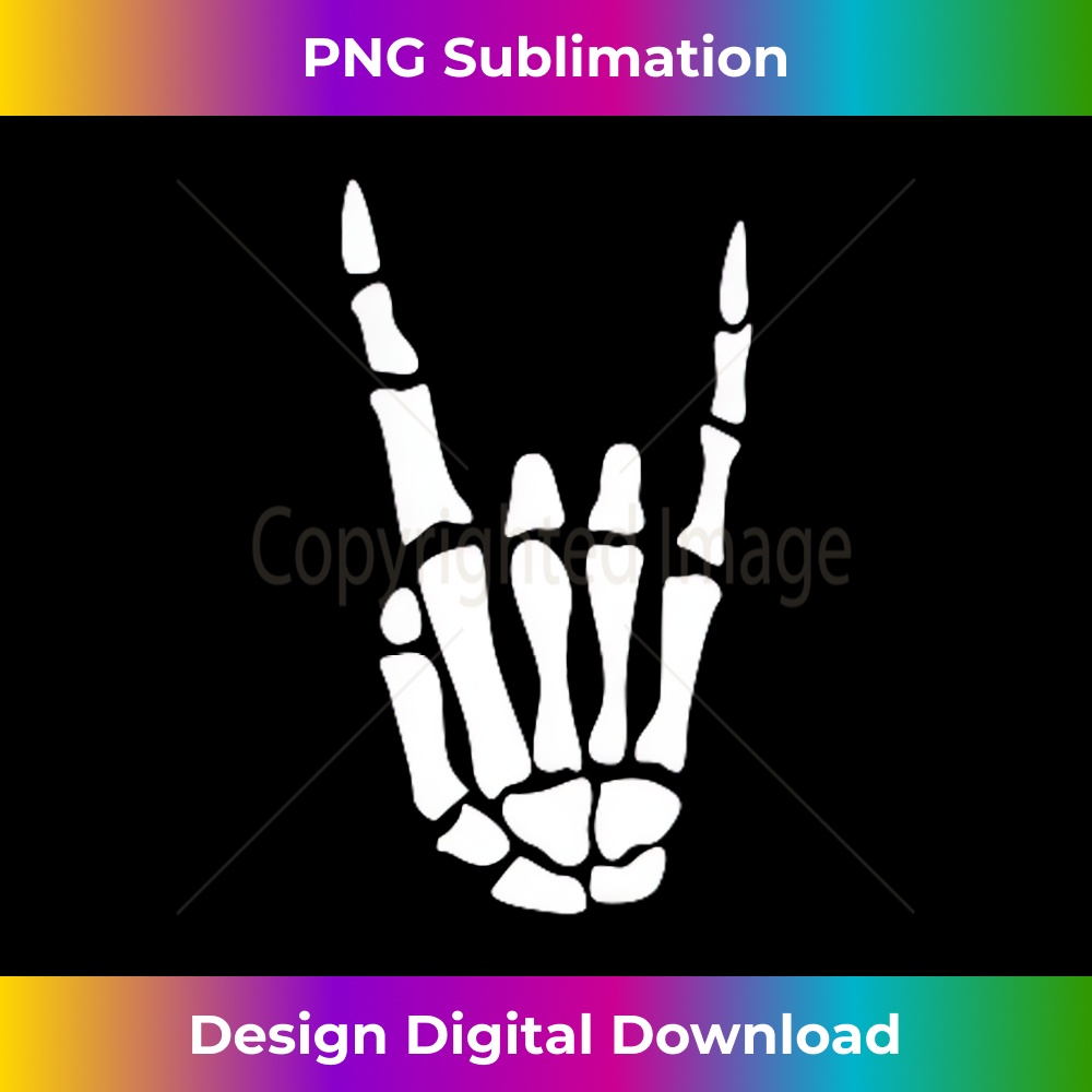 Rock On Skeleton Hand Sign - Minimalistic Halloween Costume | Inspire ...