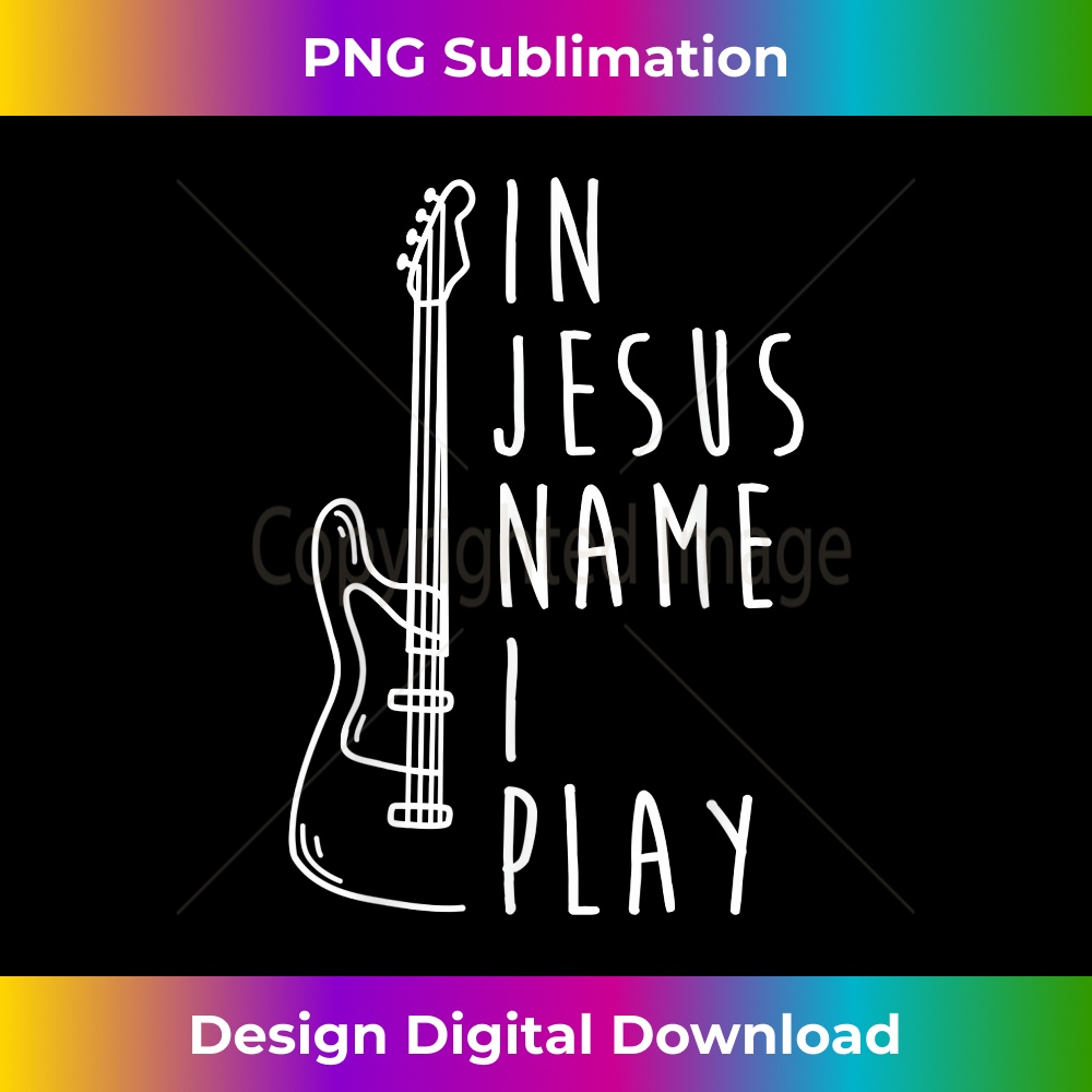 In Jesus Name I Play Bass Guitar Christian Bass Player - Min | Inspire ...