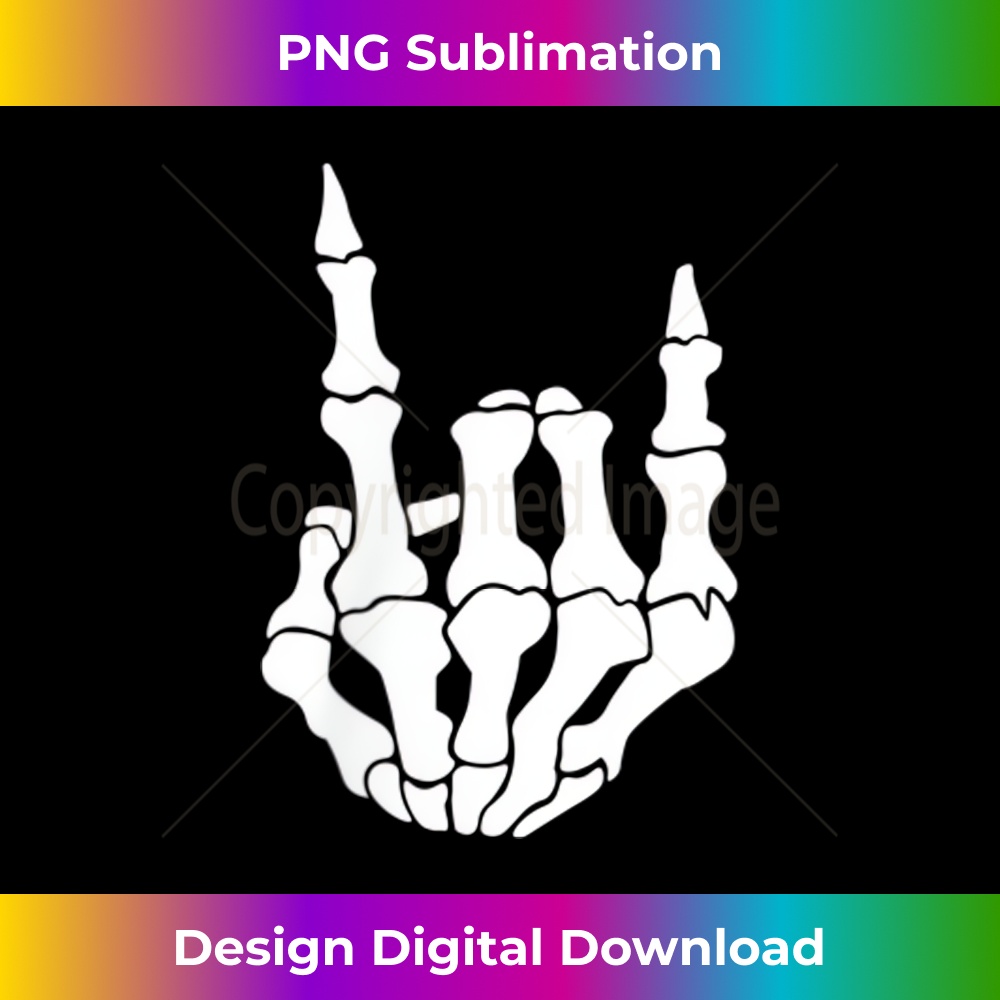 rock n roll skeleton hand Sign Minimalist Halloween Costume | Inspire ...
