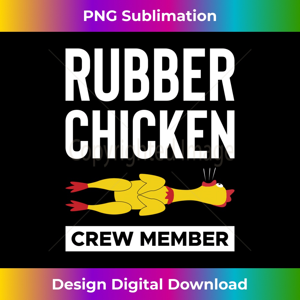 Rubber Chicken Crew Member Chicken Rubber Rooster Long Sleev | Inspire ...