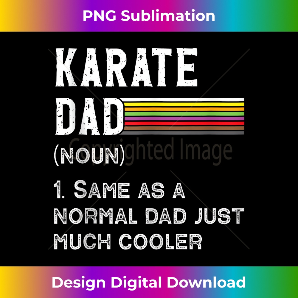 Karate Dad Definition Black Belt Funny Martial Arts Sports T | Inspire ...