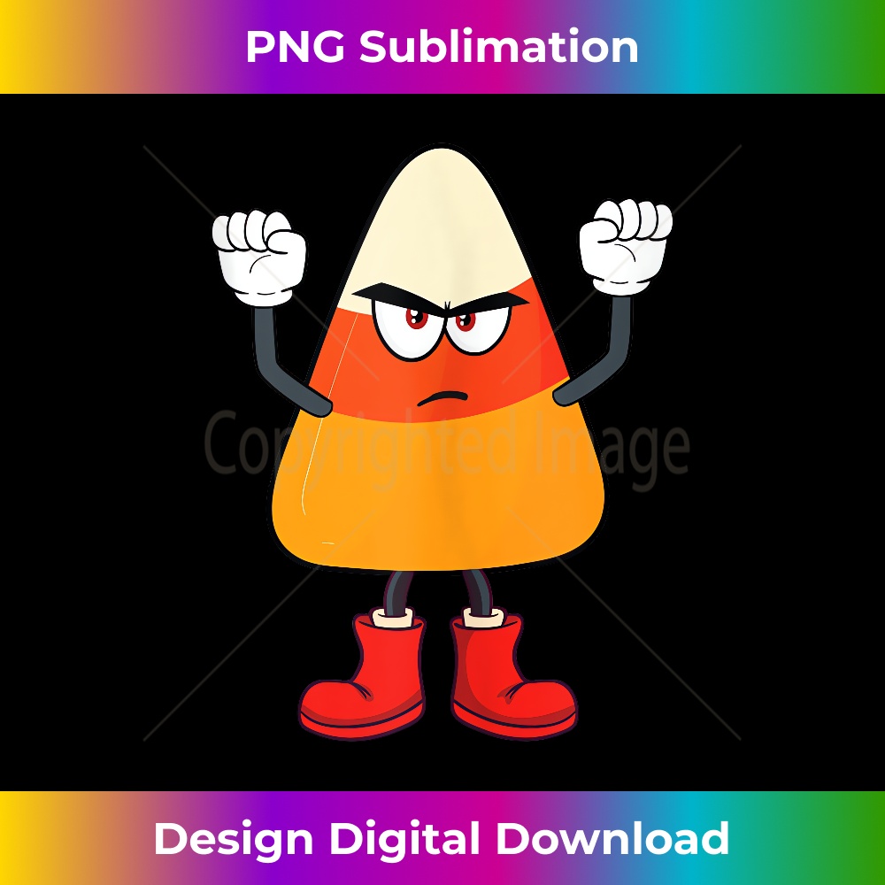 I Don't Like You Either Funny Halloween Candy Corn Tank Top | Inspire ...