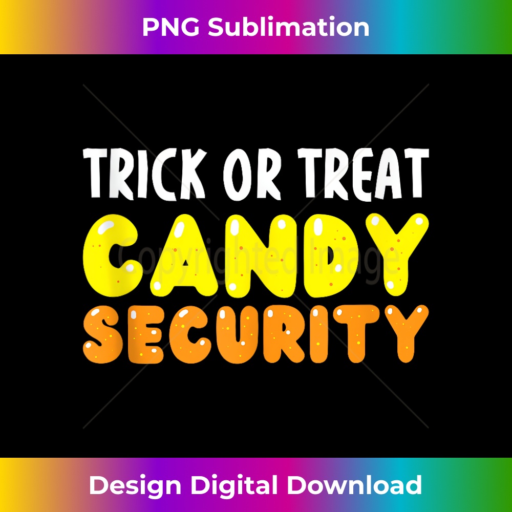 Trick or Treat Candy Security Mom Dad Halloween Costume Tank | Inspire ...