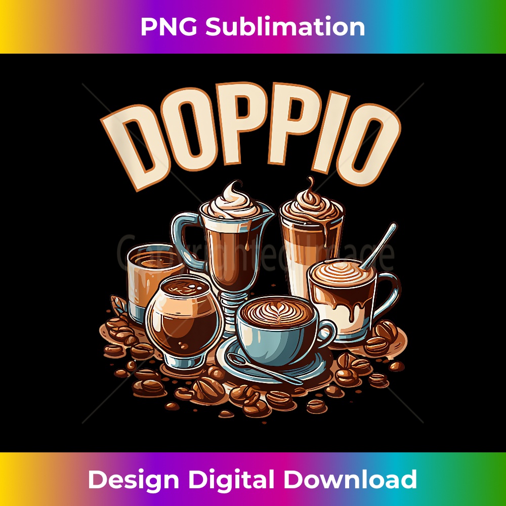 Doppio Best Brew Coffee Tank Top - Deluxe PNG Sublimation Do | Inspire ...