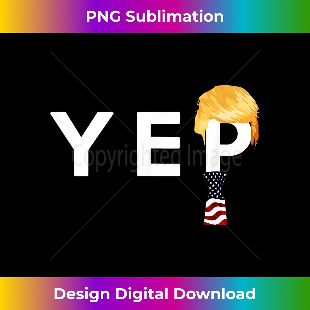 Yep Donald Trump Flag Tie Hair 2020 Presidential Campaign 1 | Inspire ...