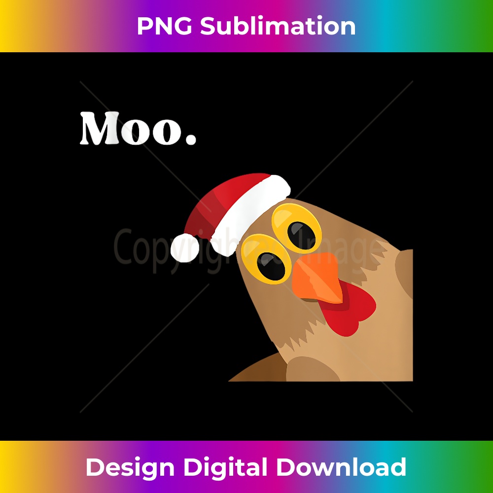 Chicken Moo Funny Christmas Jokes For Chicken Lover Cool Tan | Inspire ...