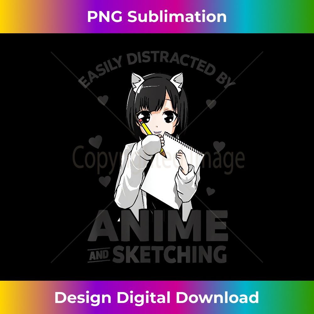 Easily Distracted By Anime and Sketching Anime Girl Drawing | Inspire ...