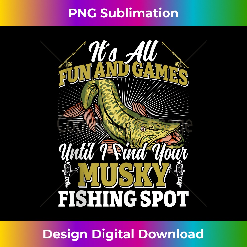 Muskie Hunter Musky Fisherman Lure Fly Fishing Muskellunge T | Inspire ...